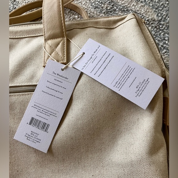 BEIS | Bags | Brand New Beis The Weekender Bag | Poshmark